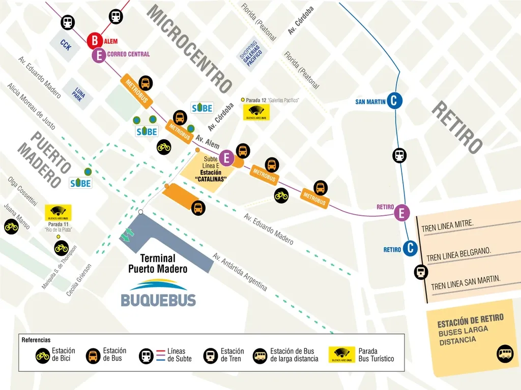 Movilidad y Transporte | Acceso a Terminales | Buquebus